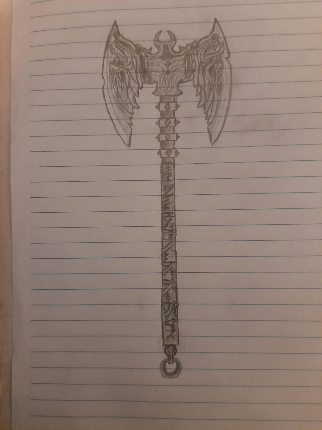 I drew the rueful axe | Scrolller