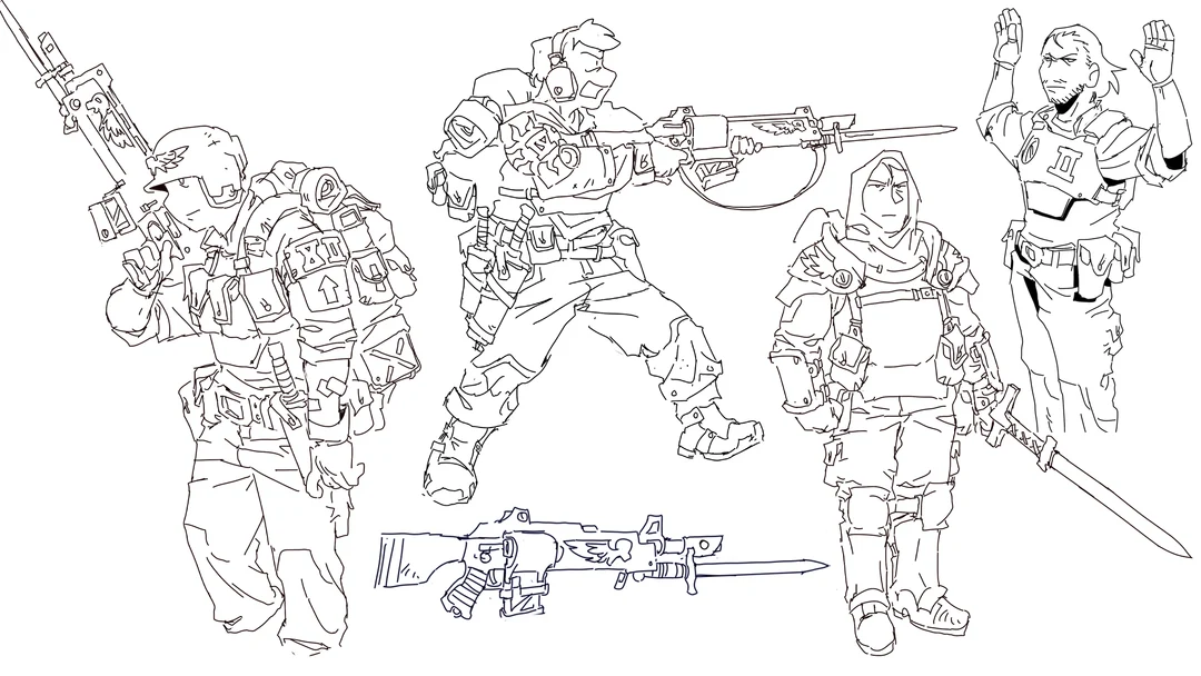 guardsman sketches | Scrolller