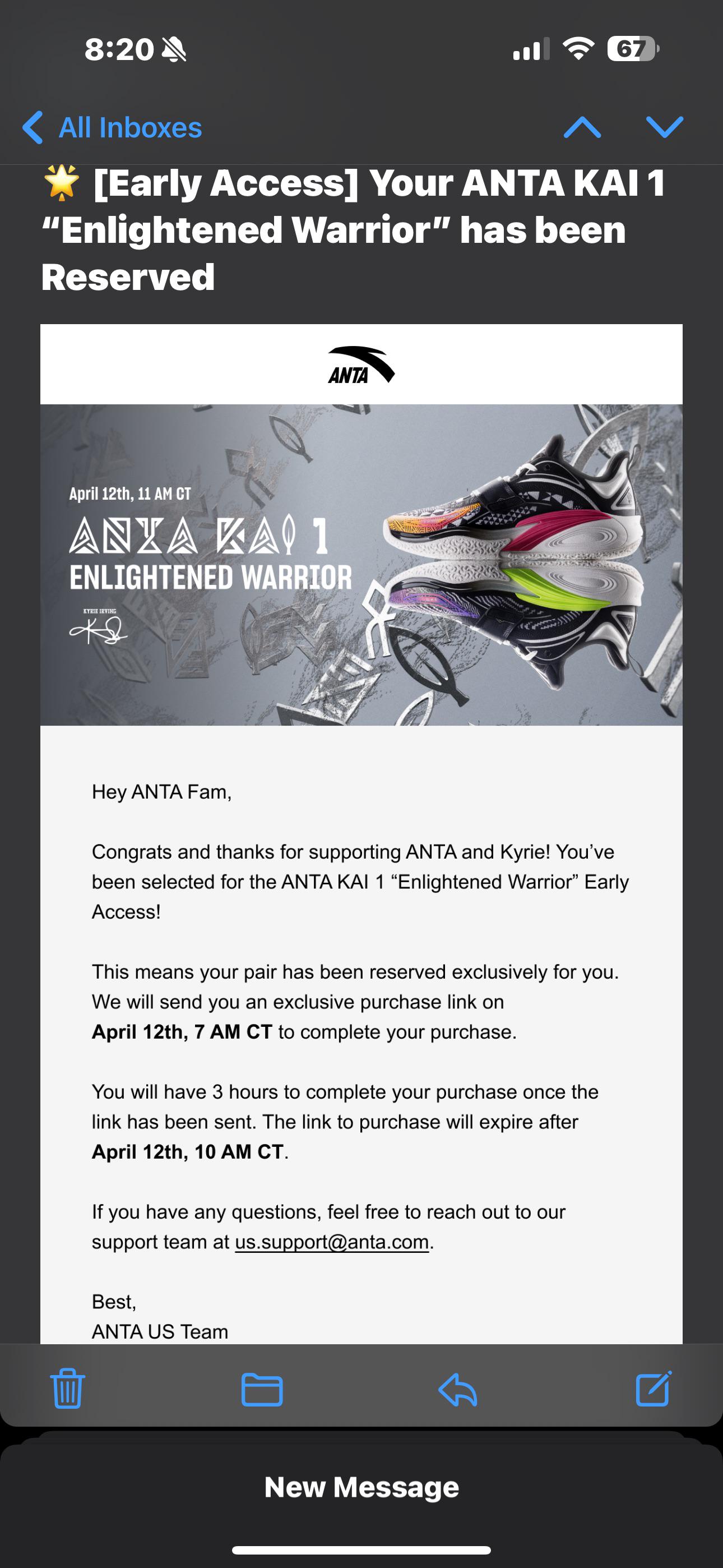 Discover more like Sneakers: Anyone else copping the Anta KAI 1 Enlightened Warriors? and ...