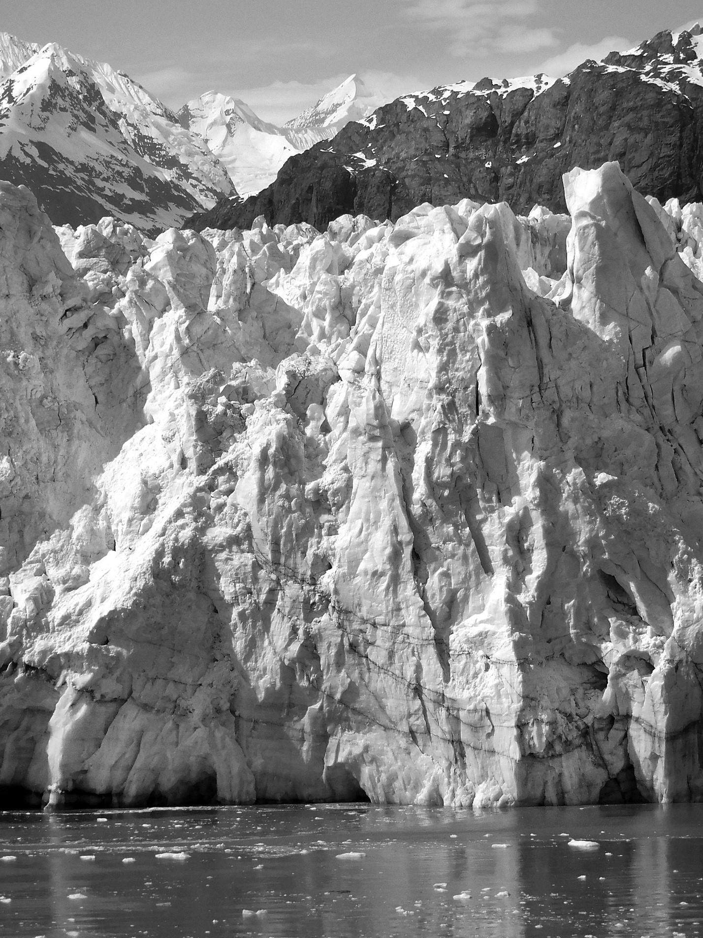 My beautiful wife photograph of the Alaska's Glacier.. | Scrolller