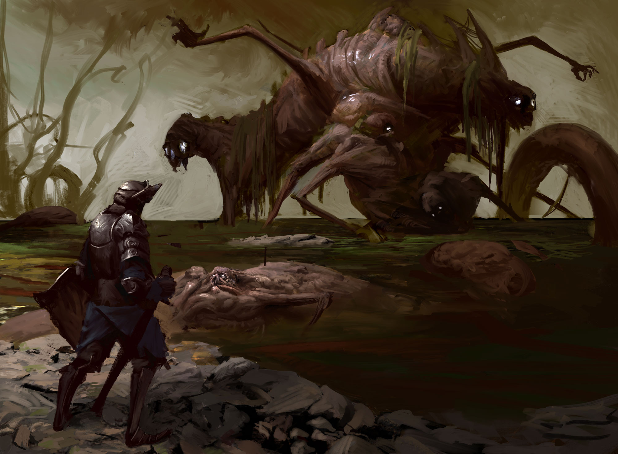 Swamp Monster by Alex Kuhn | Scrolller