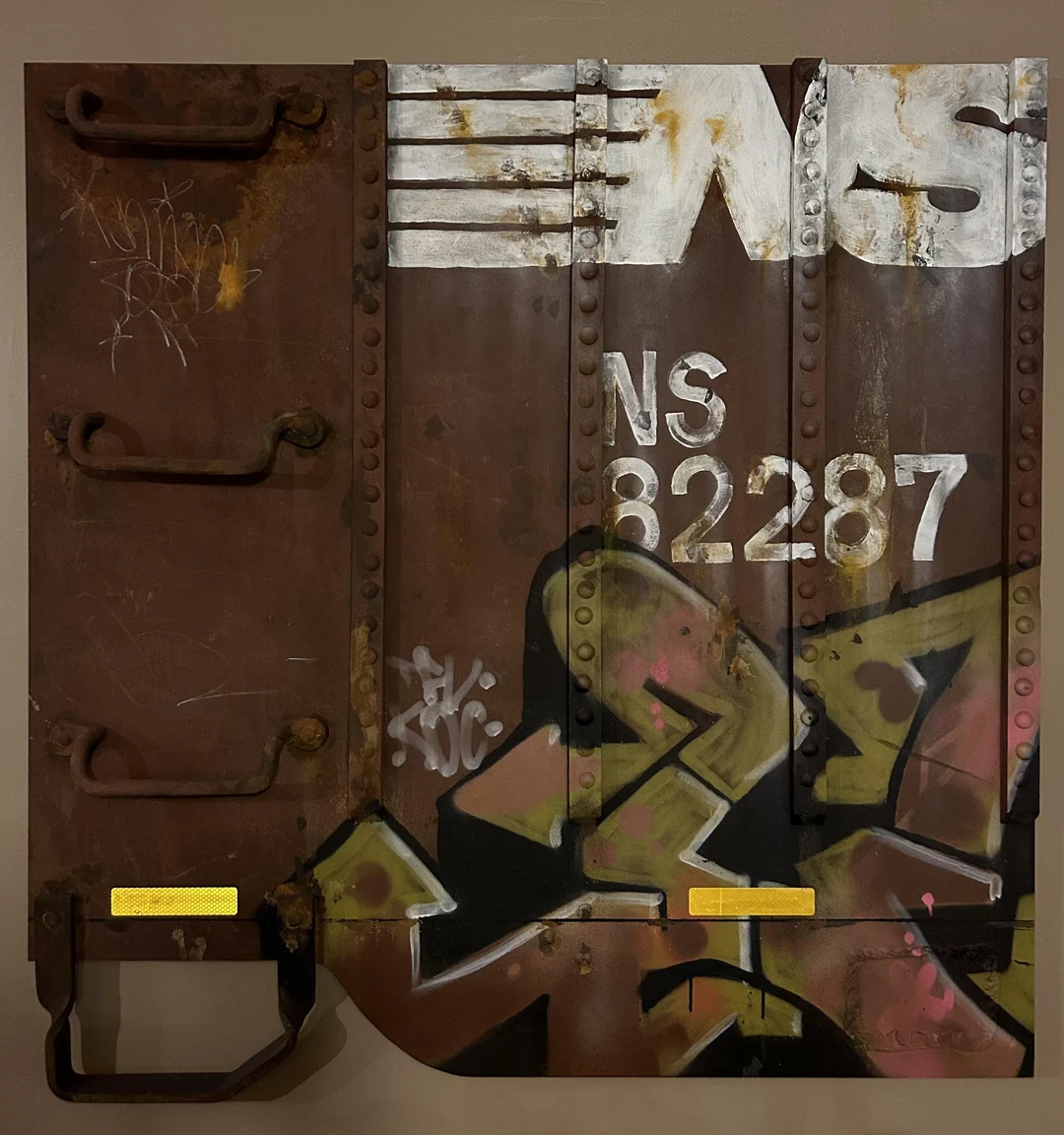 My husband was given this faux train car slab | Scrolller