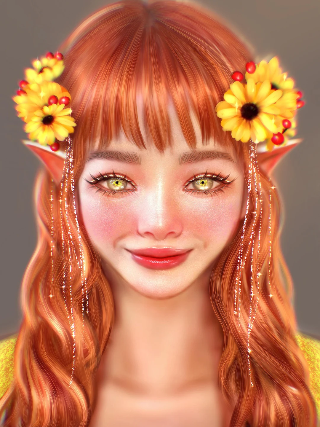 Rowan, Blue April (Me), Digital Art, 2023 | Scrolller