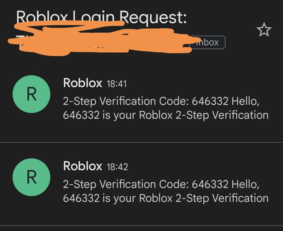 i got the same verification code 2 times in a row | Scrolller