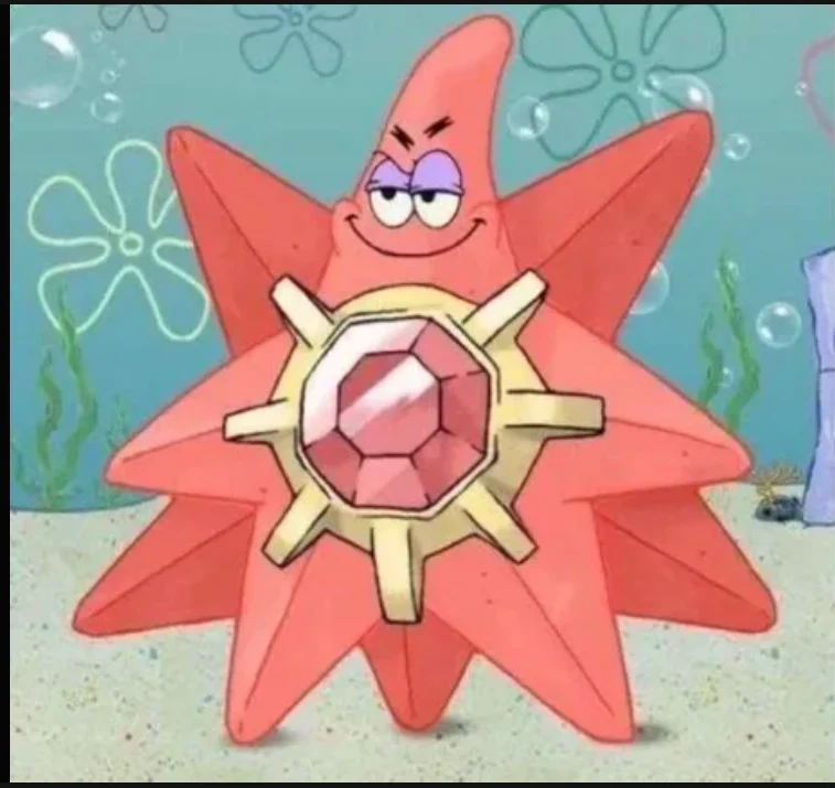 spongebob Patrick Starmie | Scrolller