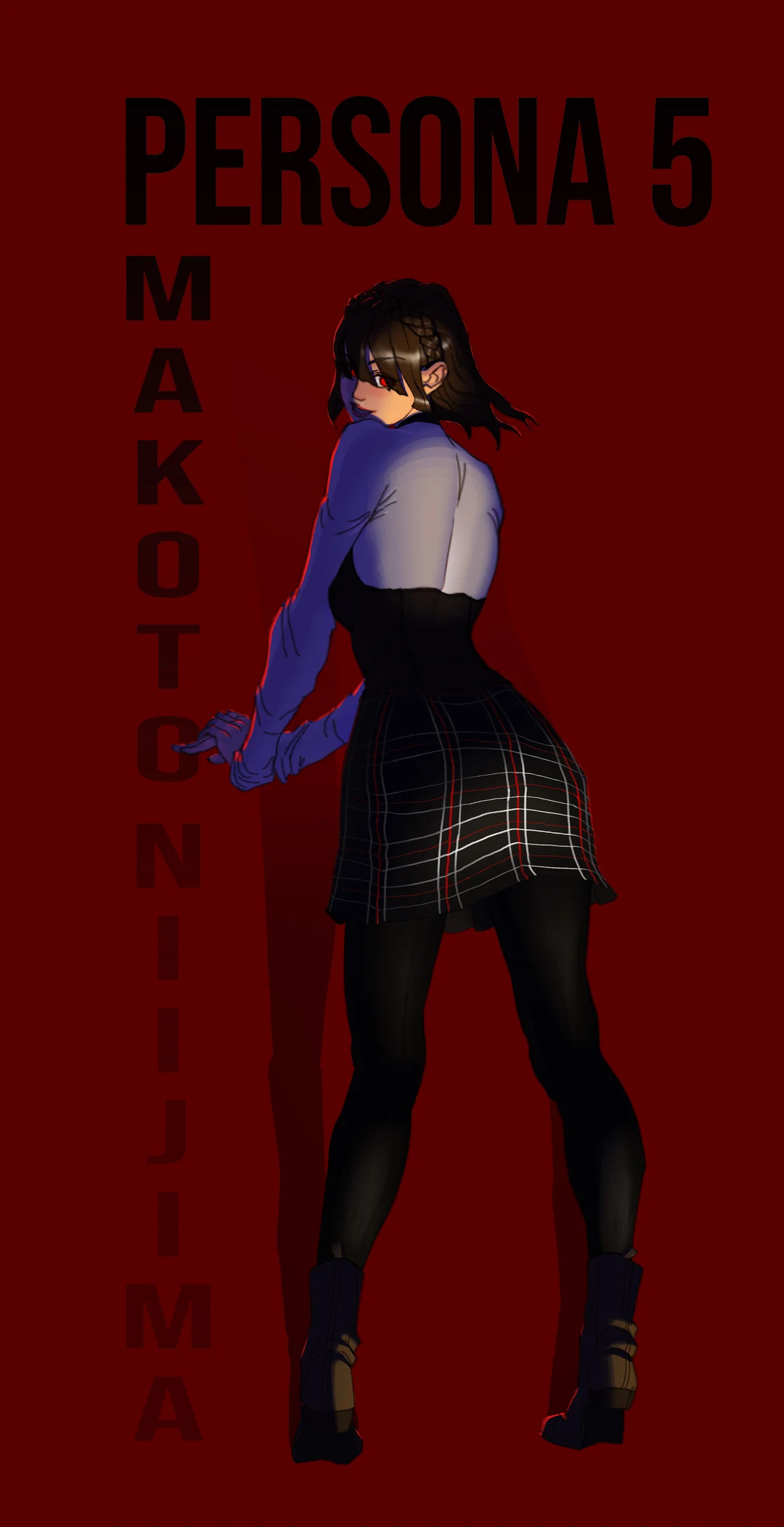 [OC] Makoto Niijima By Foolssketch | Scrolller