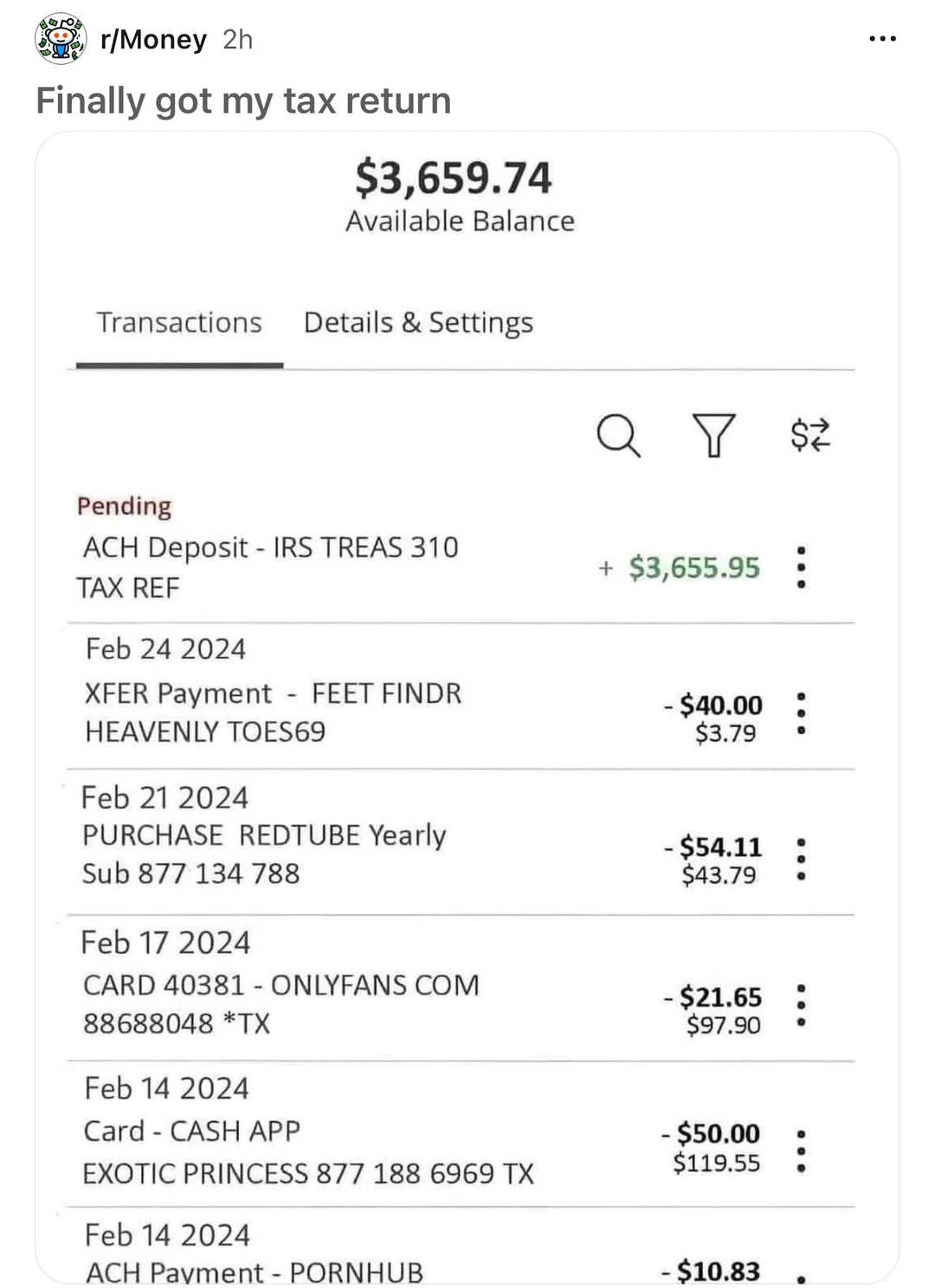 Happy this guy finally got his tax return… | Scrolller