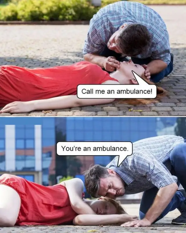 Then he called her the ambulance. | Scrolller