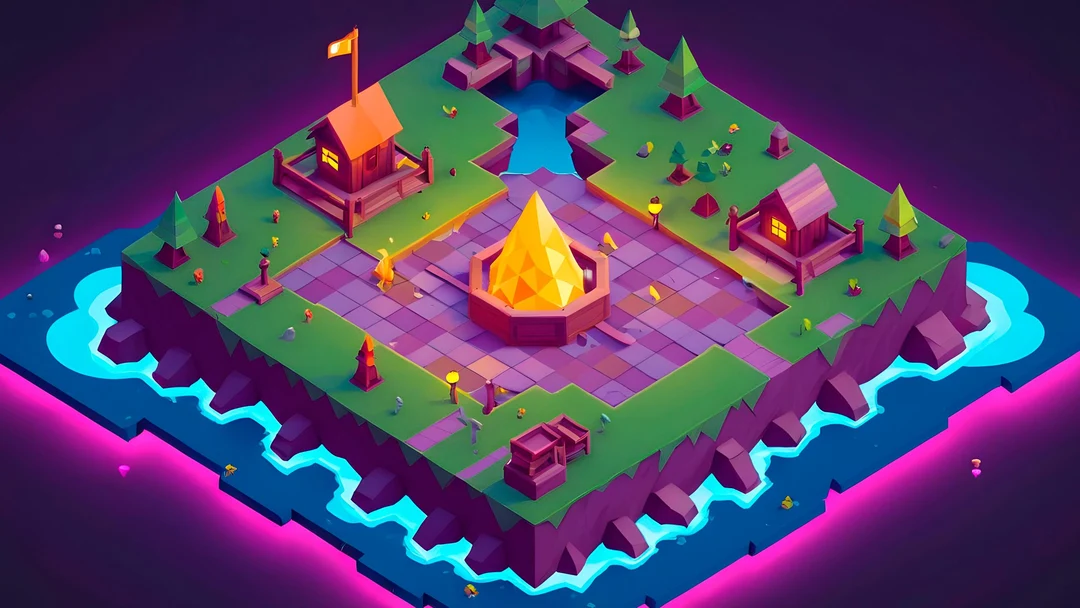 Isometric Game Map [2560x1440] | Scrolller