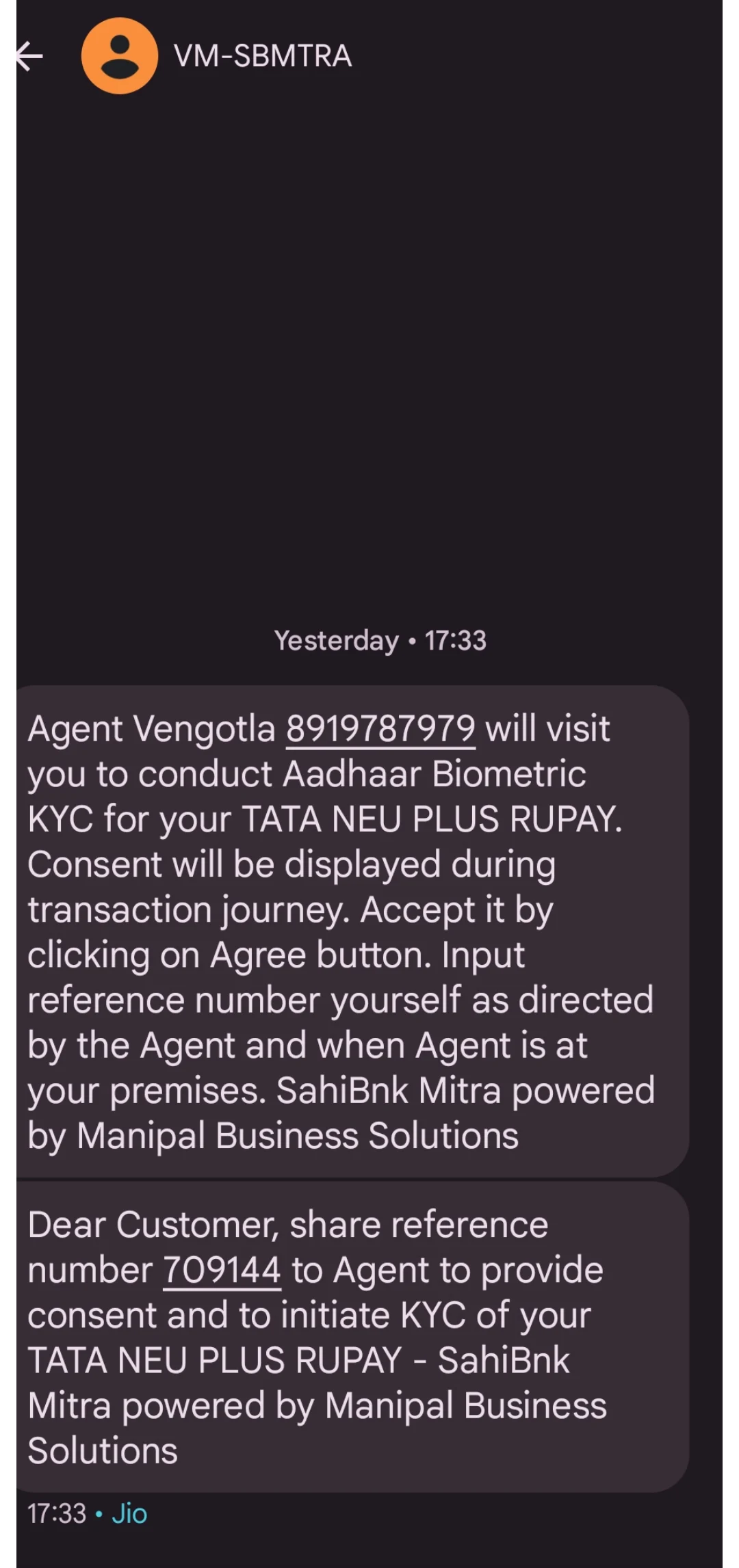 HDFC rejected my tata neu infinity application last week and got this message yesterday. Is it ...