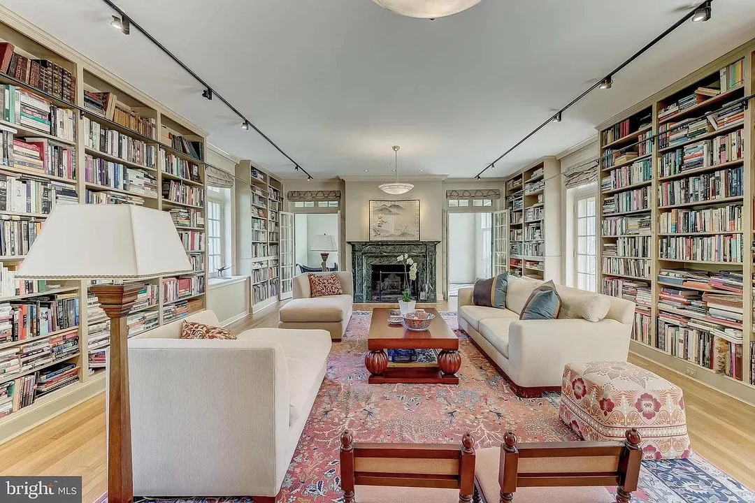 Heavenly home library with attached reading sunporch. Baltimore, MD 21218 [1344x896] | Scrolller