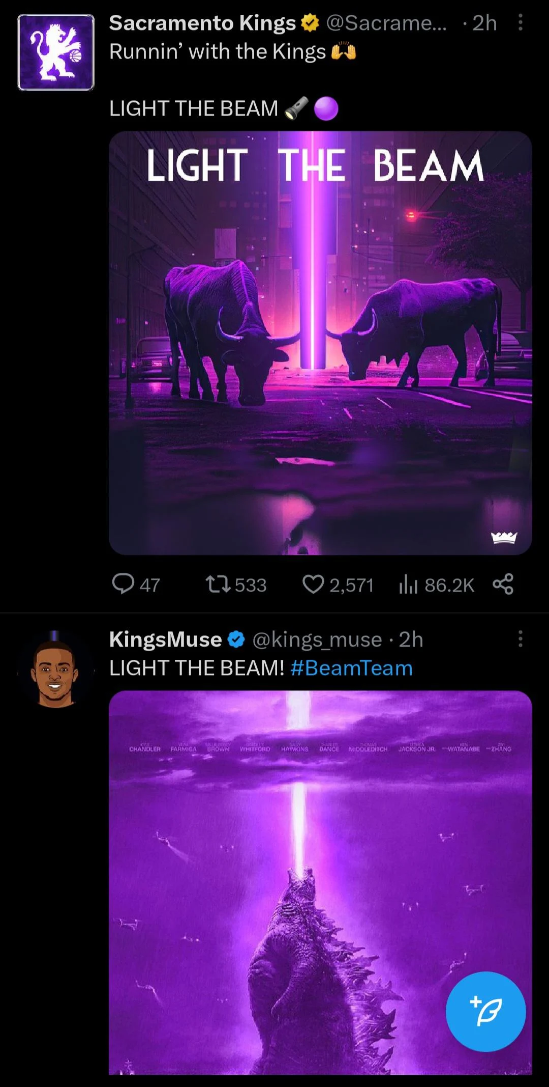 Twitter search accidentally revealed Kangzilla in a purple soaked hell as the source of our ...