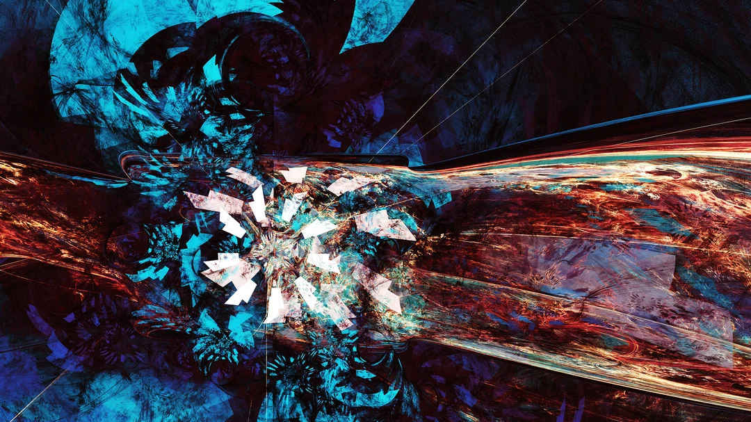 Alchemist's Bane, technochroma aka Katrina Fedukowski, digital abstract fractal art, 2023 ...