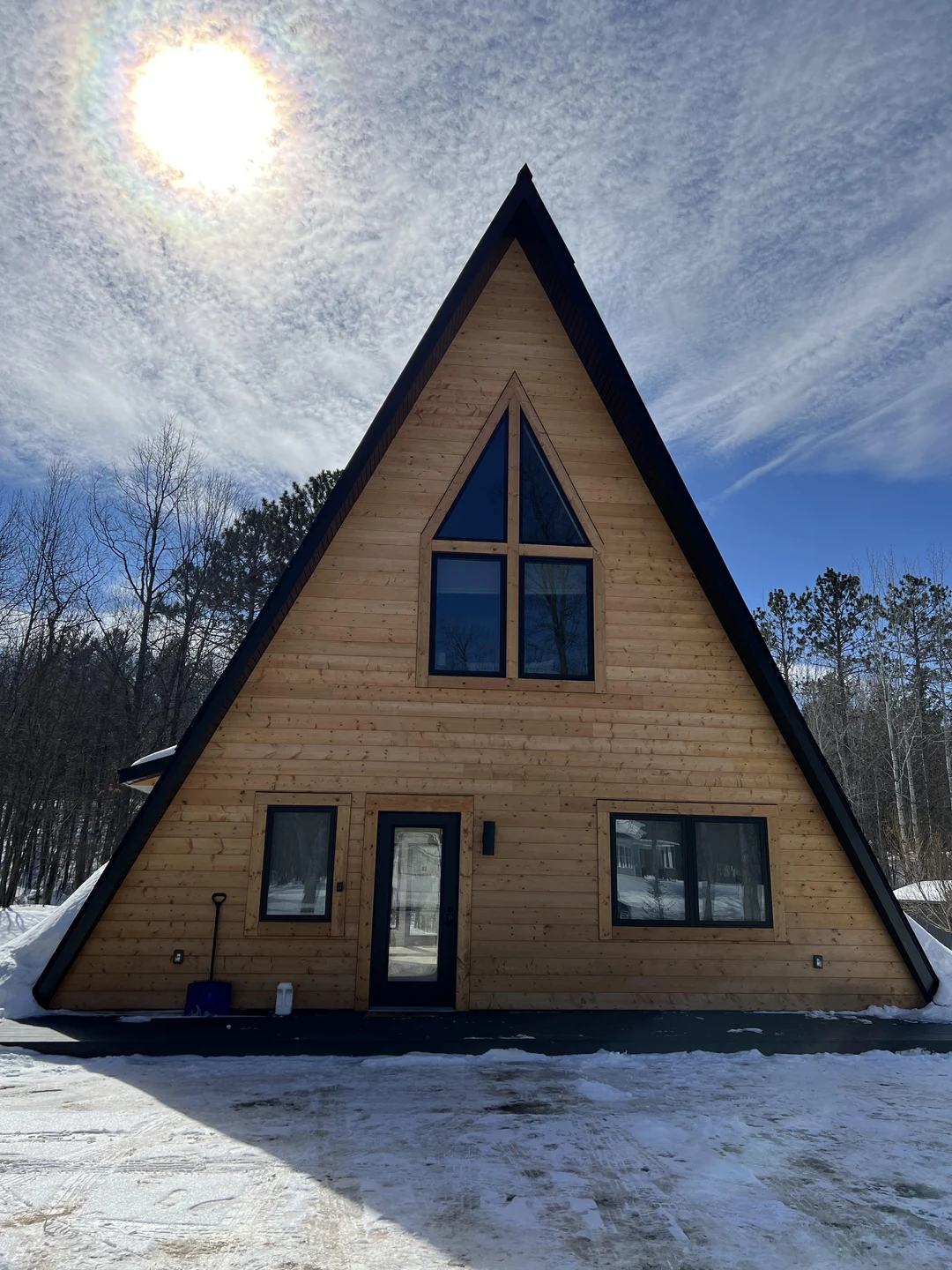 A frame cabin in Minnesota | Scrolller