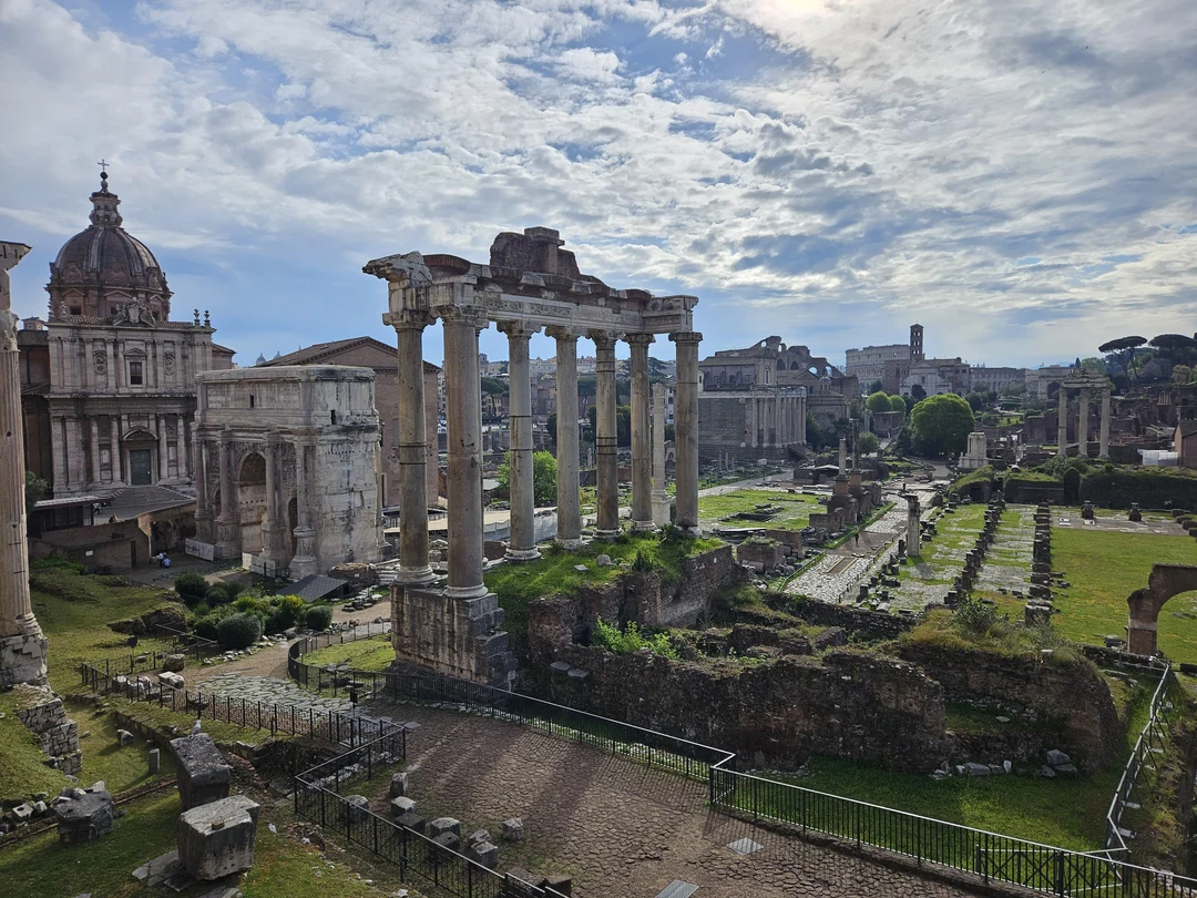 Roman forum view from Capitoline hill | Scrolller