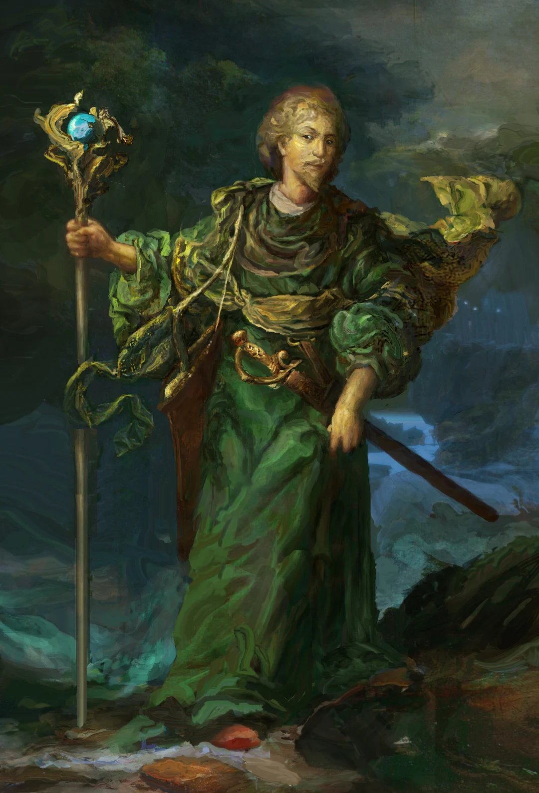 Mendax, the Wizard Without Magic (backstory and stats in comments) | Scrolller