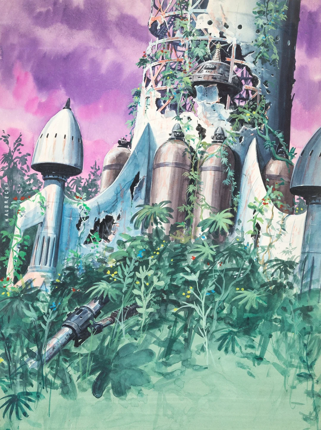 UTOPIA-Zukunftsroman #314 cover art by H. Albrecht | Scrolller