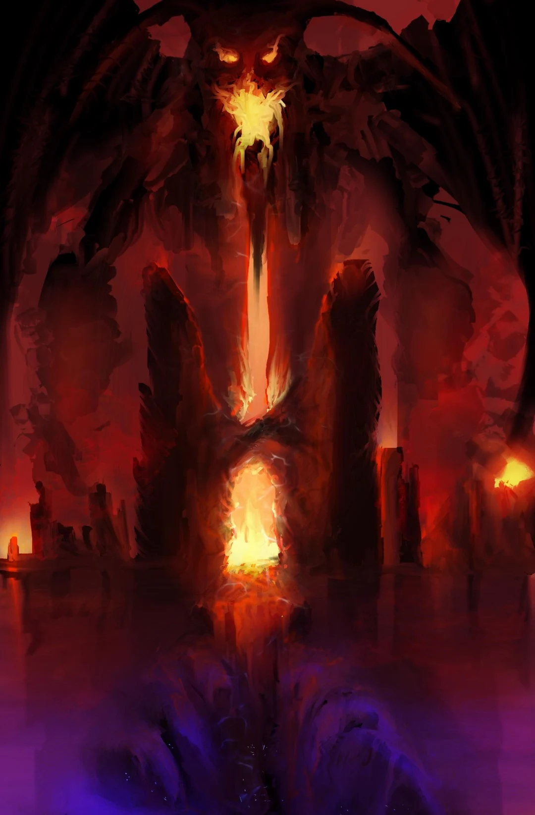 “Calamity, Greater Warpgate of Khorne” by me [OC] | Scrolller