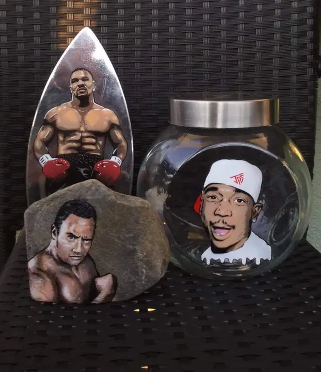 Iron Mike, The Rock, Jar Rule (artist JPS) | Scrolller
