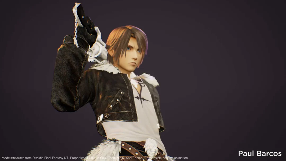 Paul Barcos on YouTube recreated Squall from Dissidia | Scrolller
