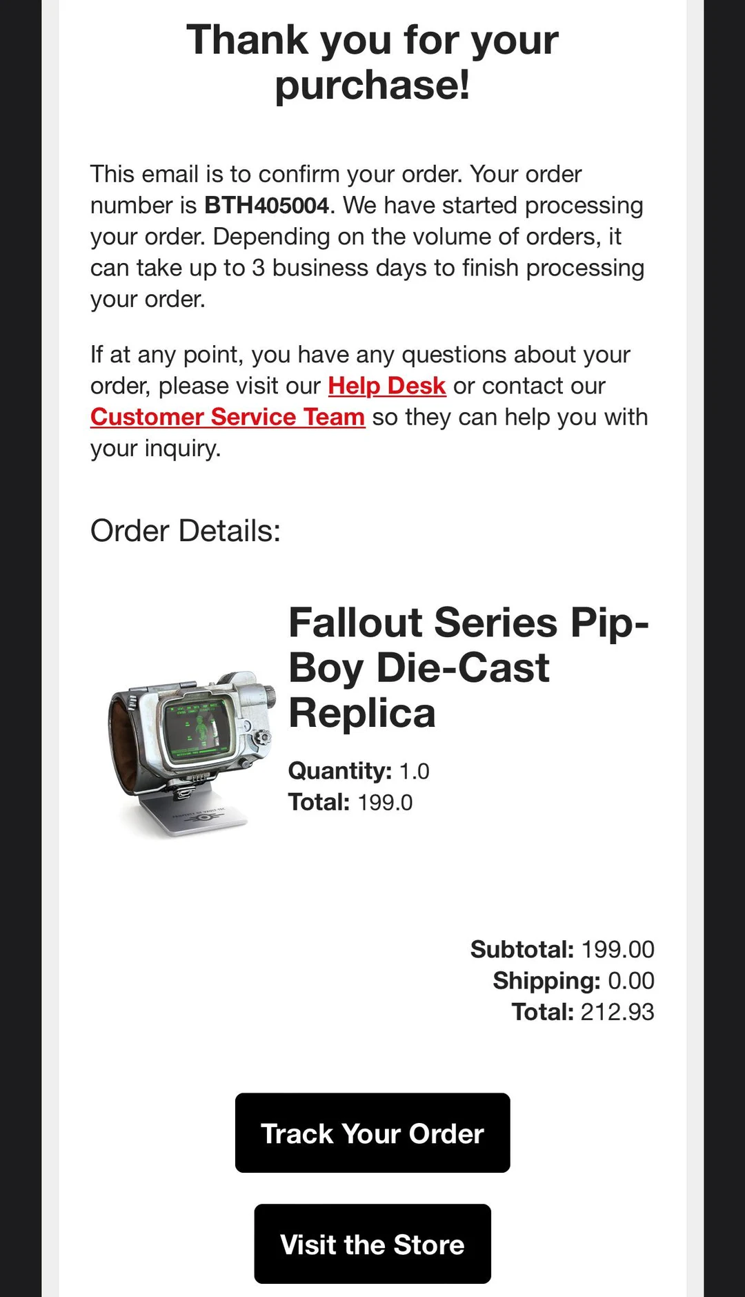 I bought the new die cast pip boy | Scrolller