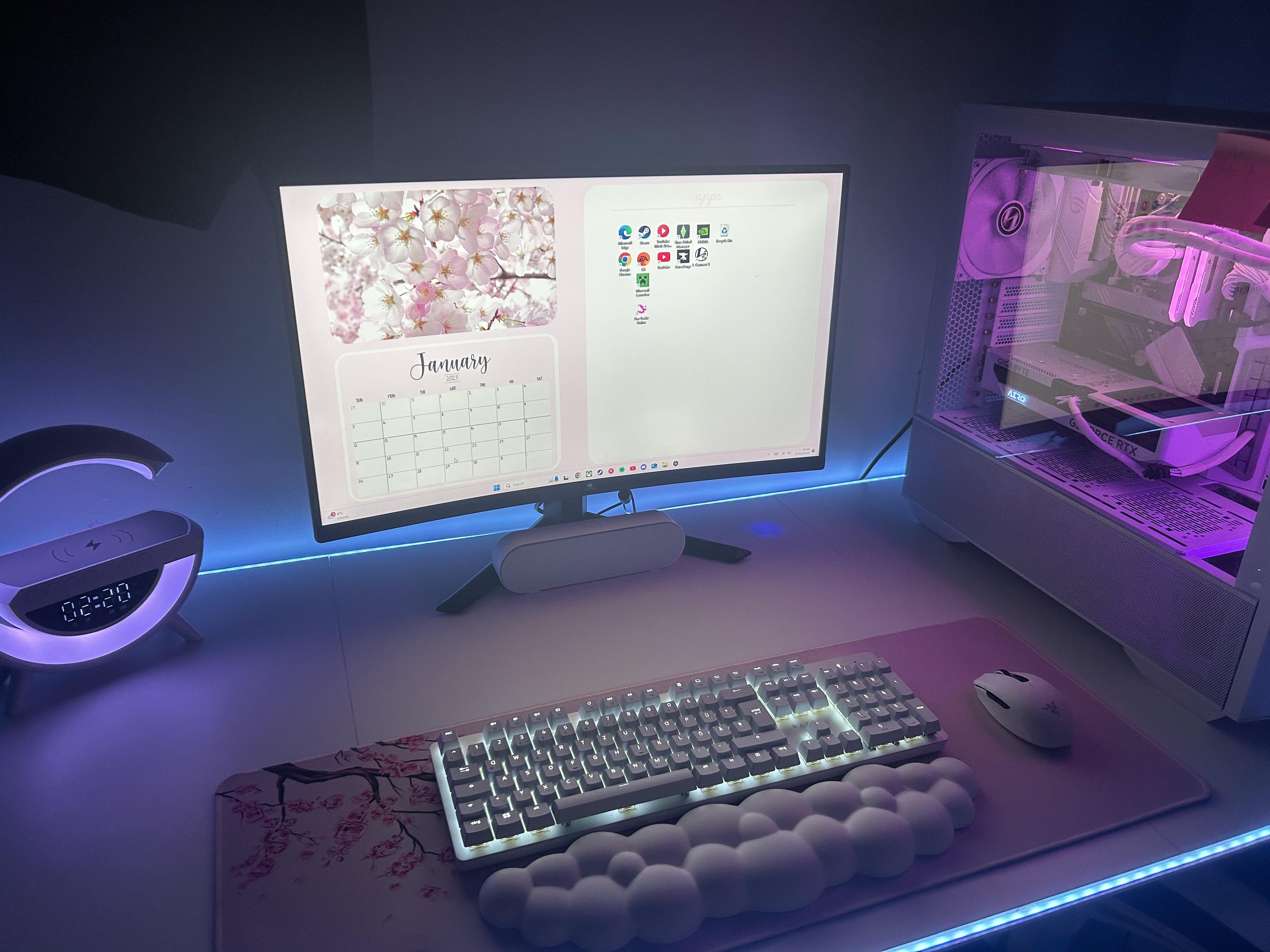 My first setup, all built by me what do you think? (I need to order an rgb controller and I have ...