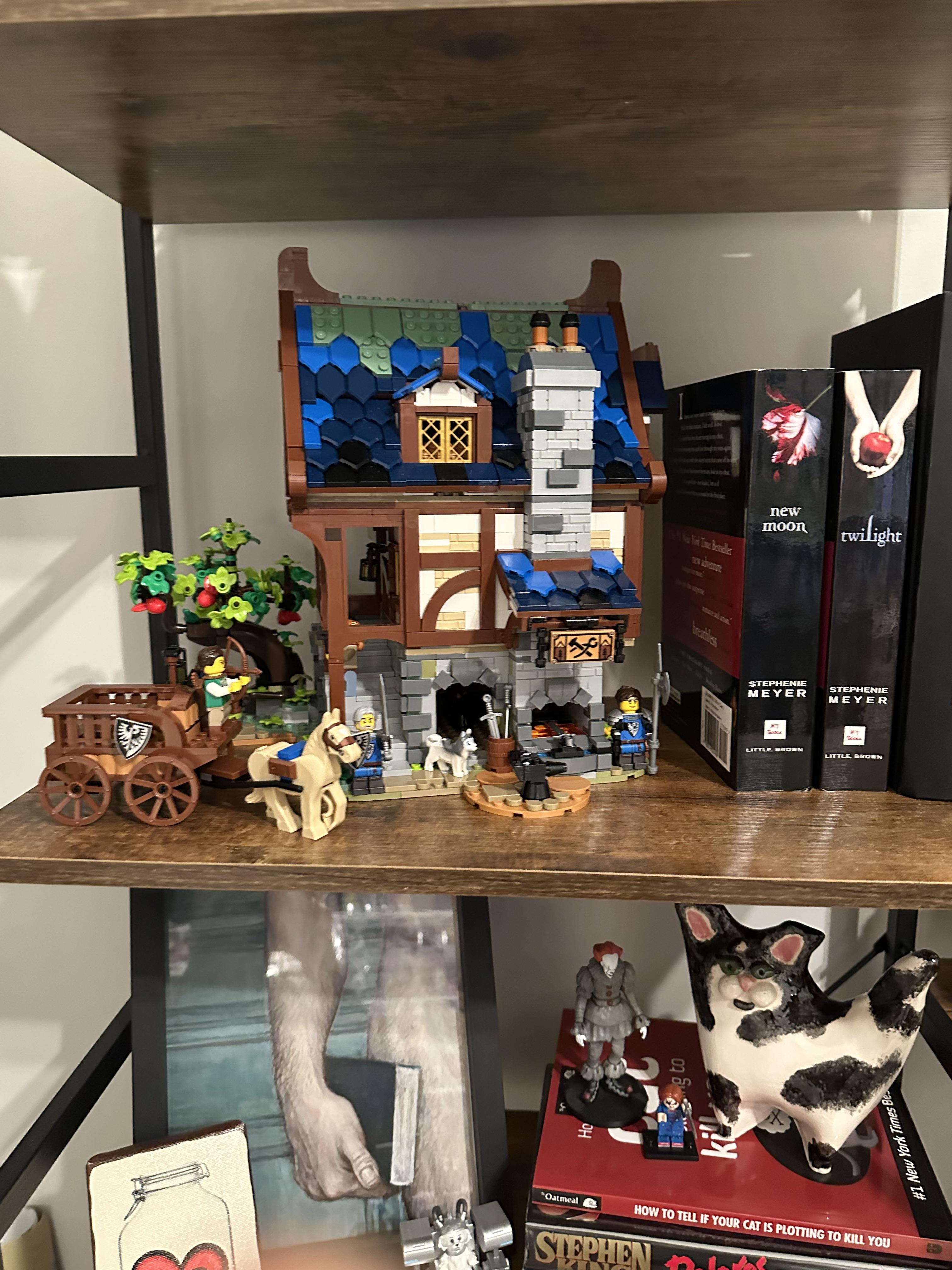 Finally got a shelf big enough to hold my new builds! | Scrolller