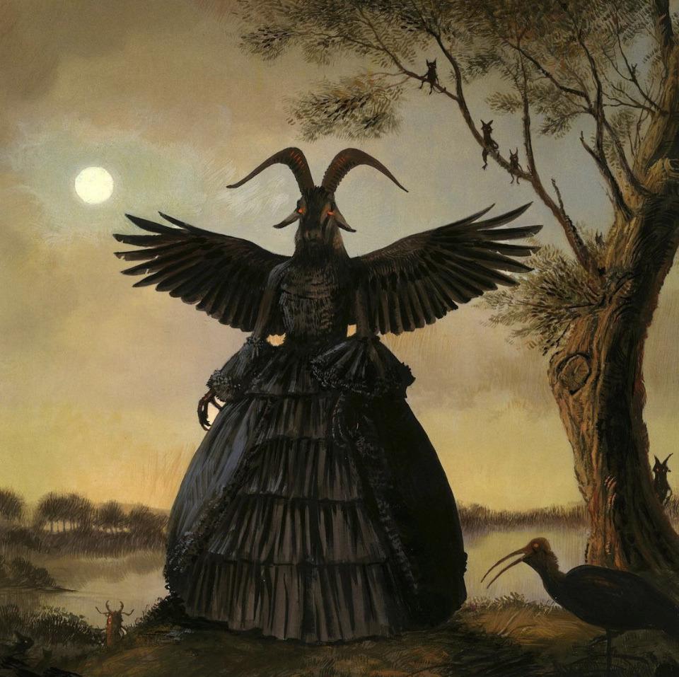 Rituelle (the Dark Side), Bill Mayer, Gouache, 2020 | Scrolller
