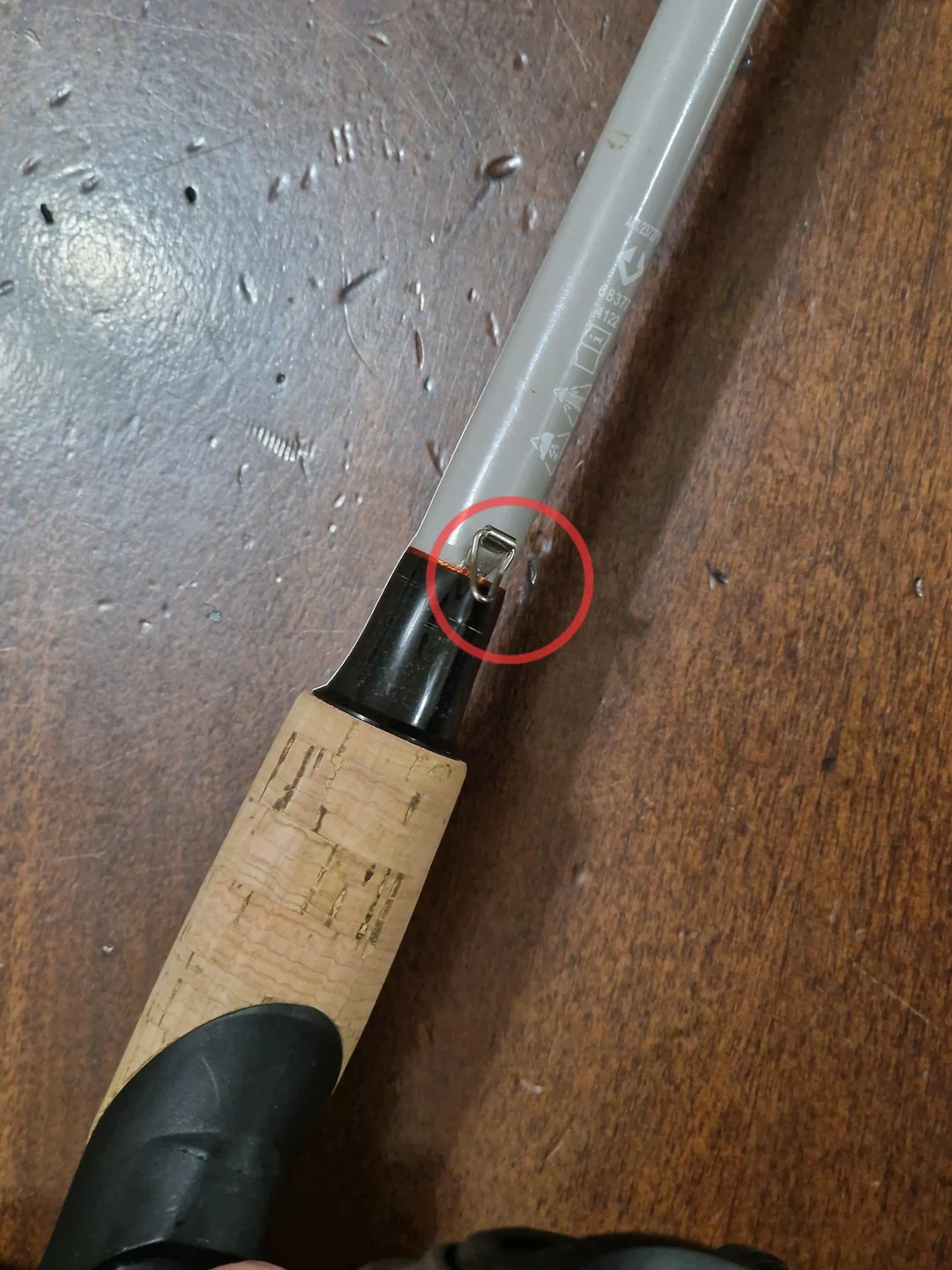 Beginner here! What's this thing on my fishing rod (for spinning) ? | Scrolller