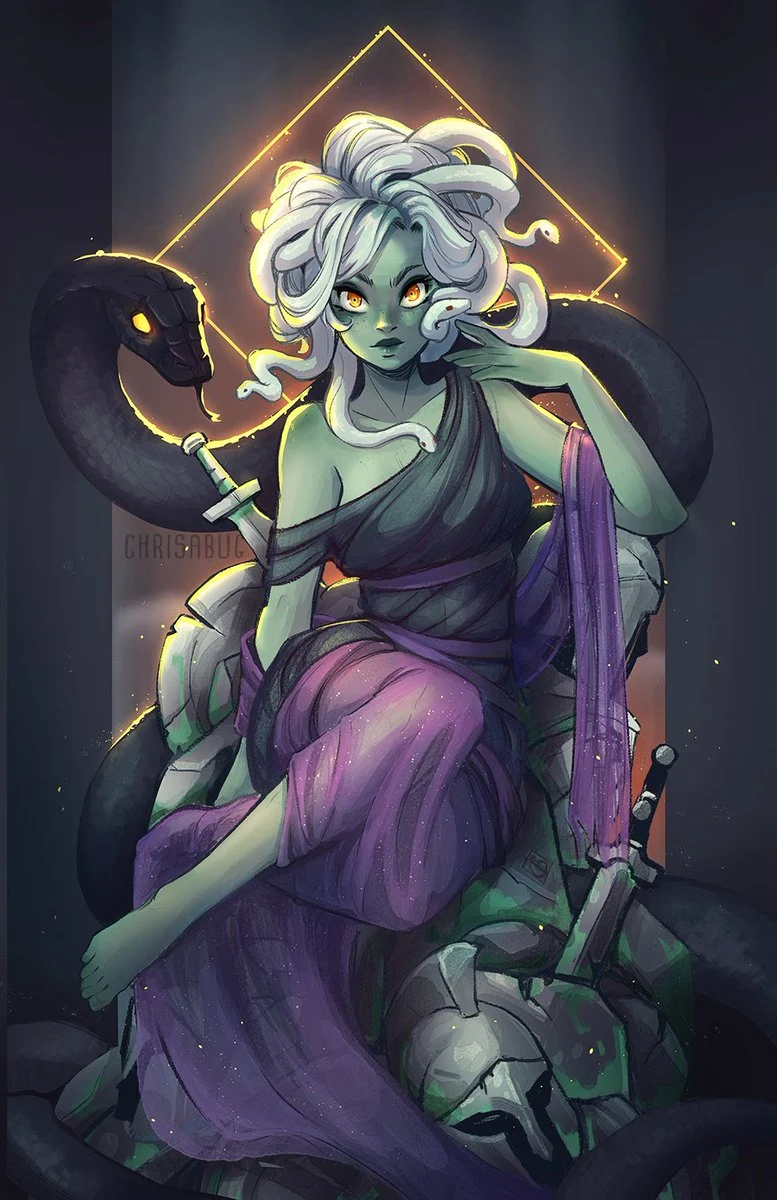 Medusa by @Chrissabug | Scrolller