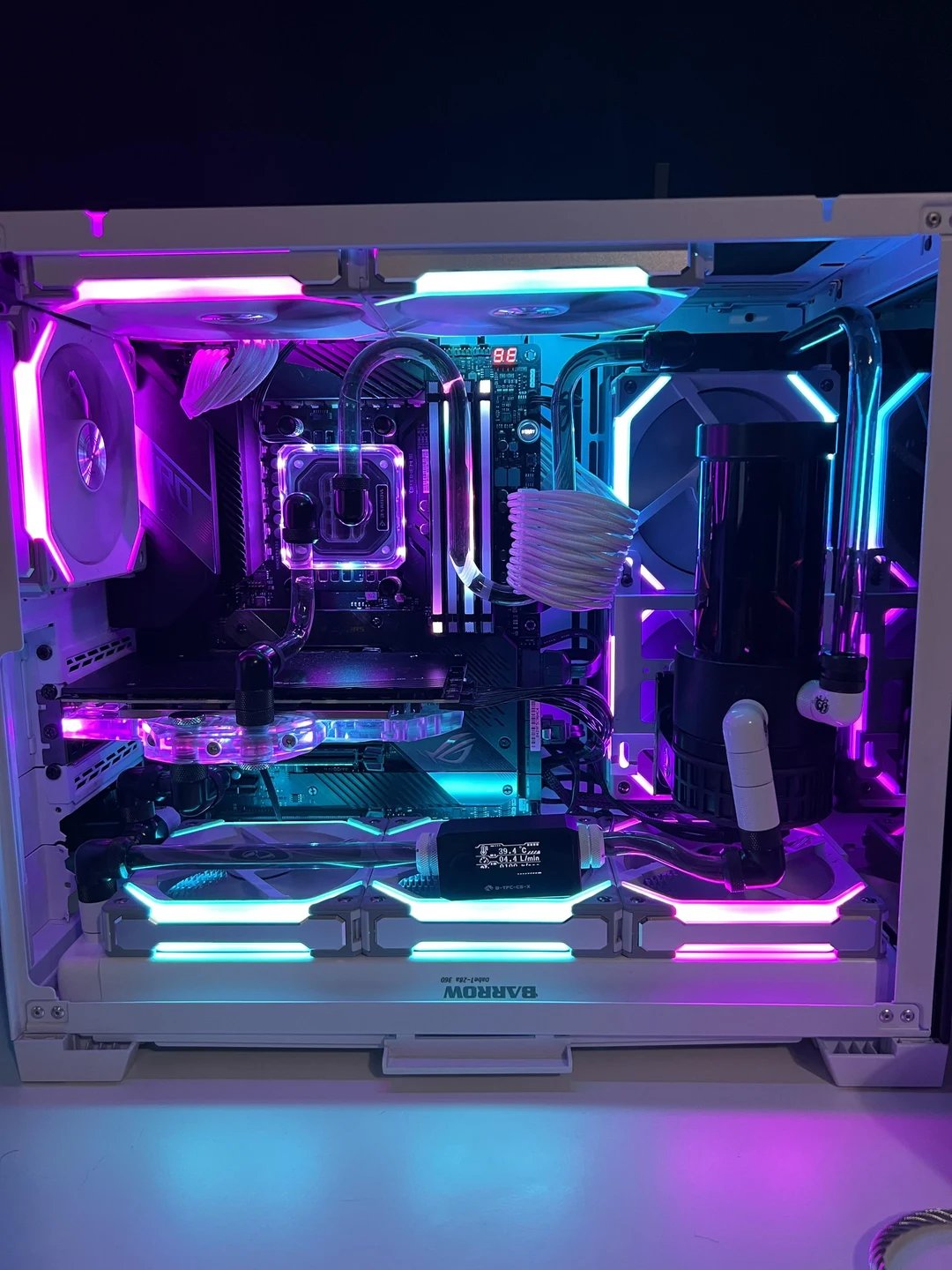 Hey guys so I just finished making my first custom loop, I’m running two rads and an ekwb pump ...