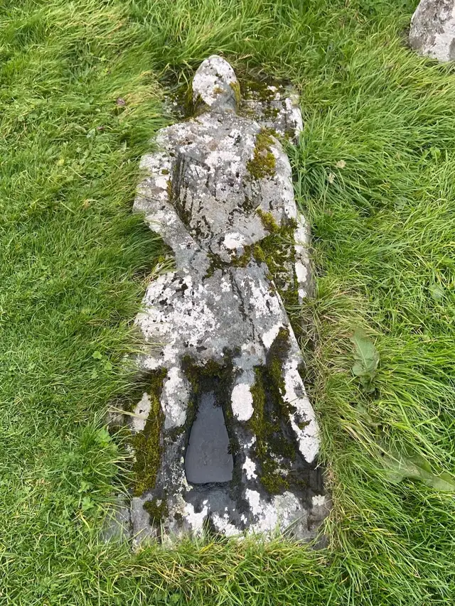 Knight grave slab on Isle of Skye | Scrolller