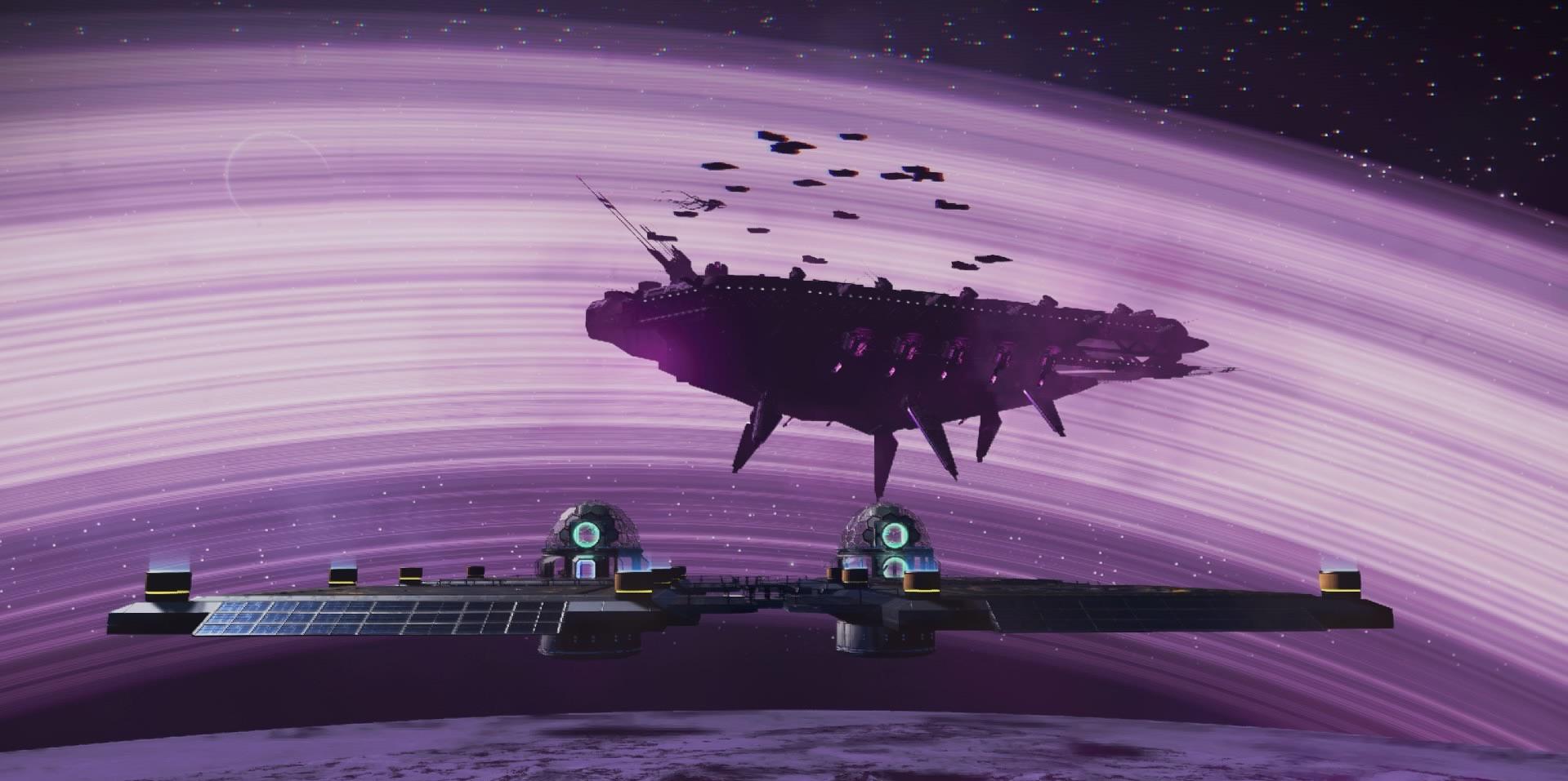 Working on a low orbital base. | Scrolller