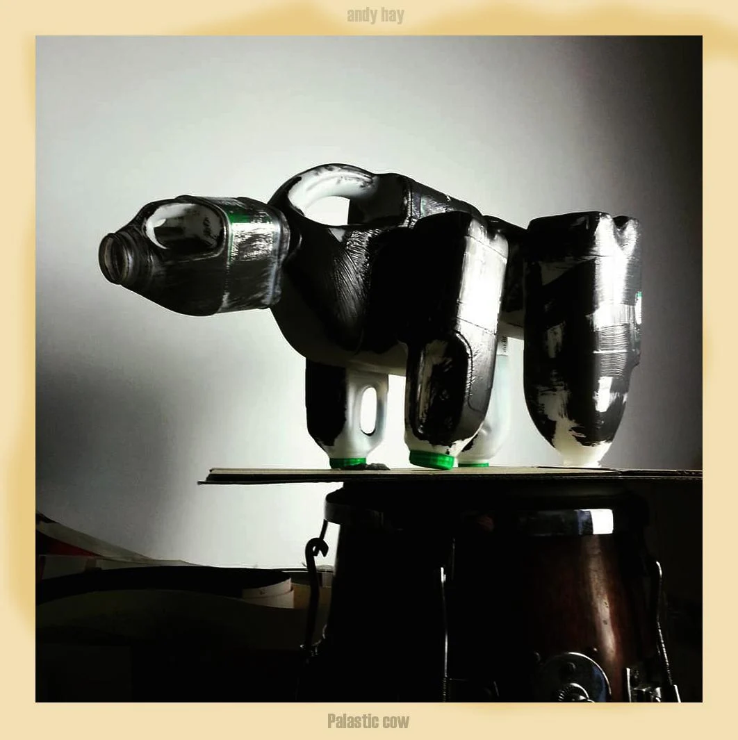 Plastic cow, Me , sculpture, 2022 | Scrolller