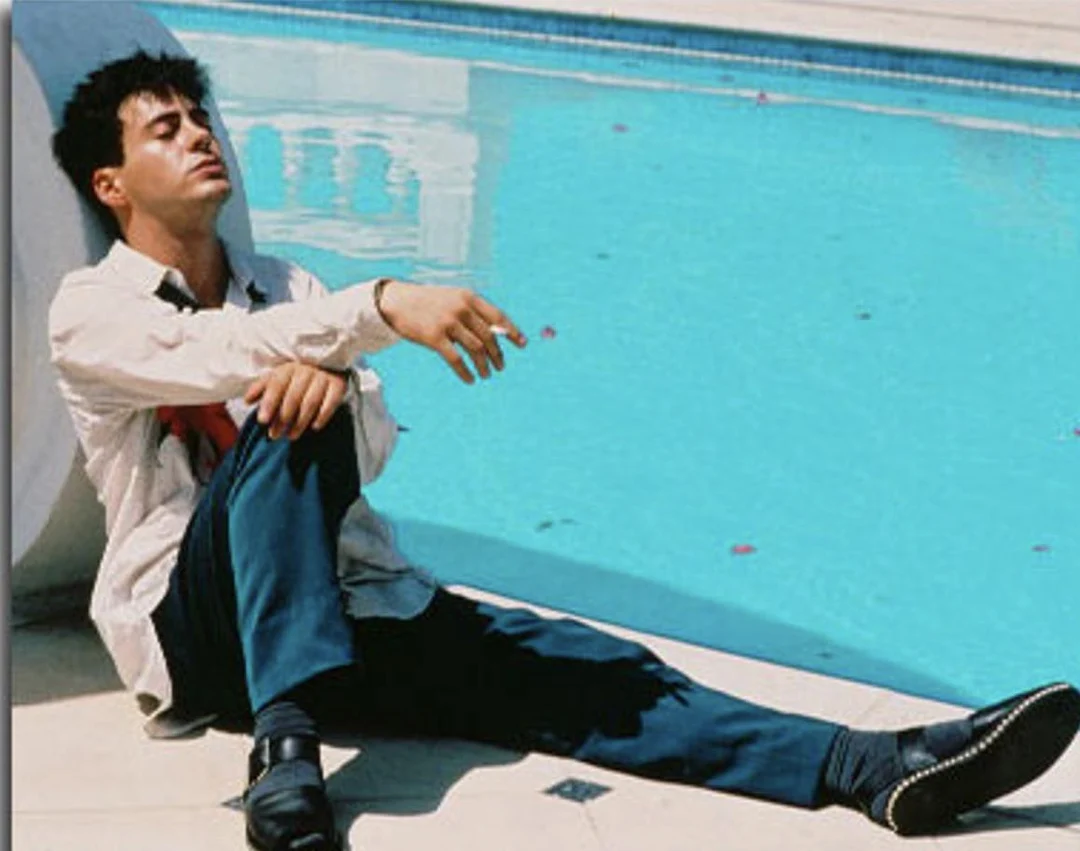 Robert Downey Jr. on the movie that puts him on the map, Less Than Zero, 1987. | Scrolller