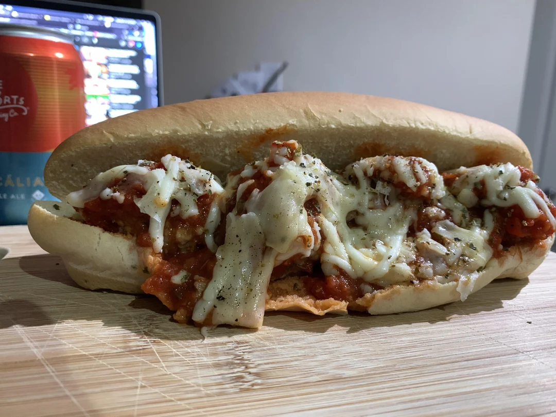 Homemade meatball hoagie | Scrolller