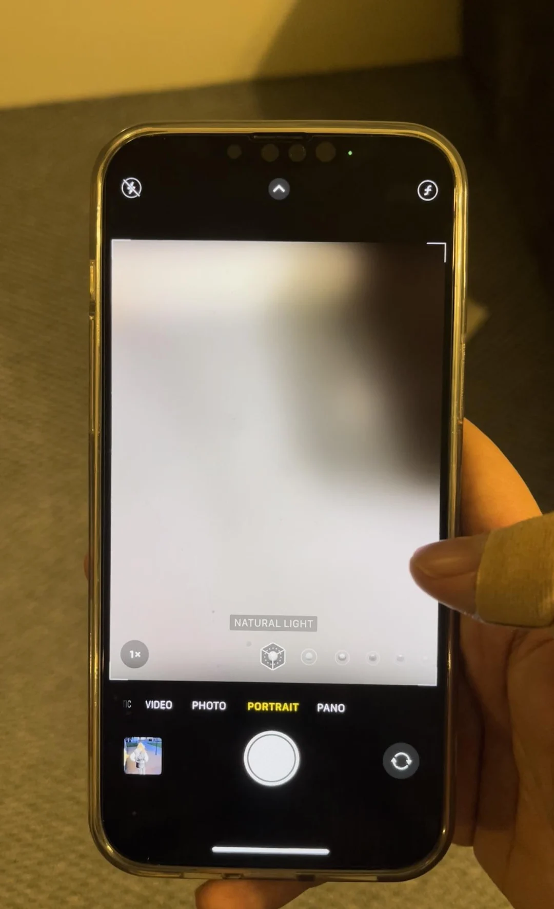 Help needed!! iPhone 13 pro max camera app freezes every time switches to portrait mode. I need ...