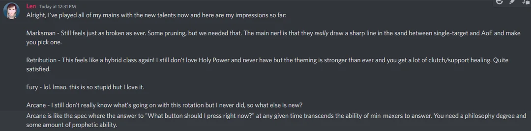 Thoughts on the new talents so far... | Scrolller