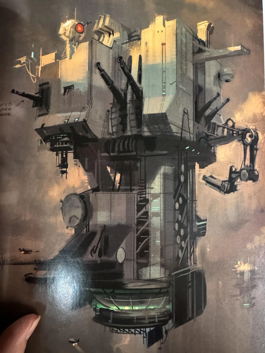 Separatist floating base concept art. | Scrolller