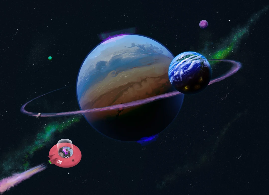 "Planets", Me, Digital, 2022 | Scrolller