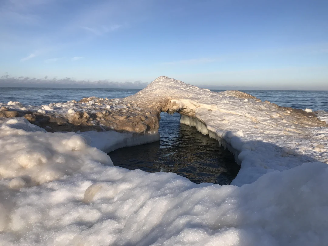 Ice on Lake Michigan | Scrolller