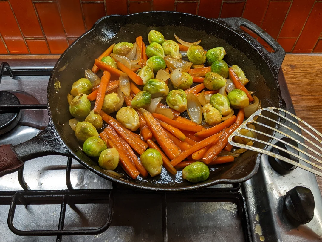 Glazed veggies in the CI ! | Scrolller