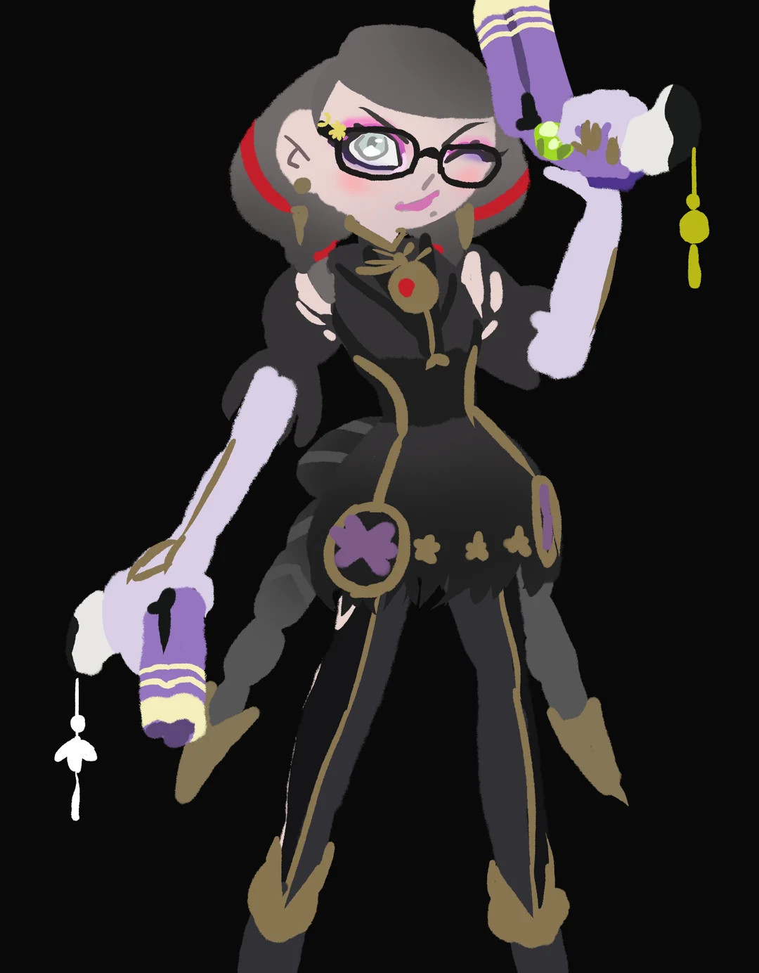 Bayo in Splatoon art style | Scrolller