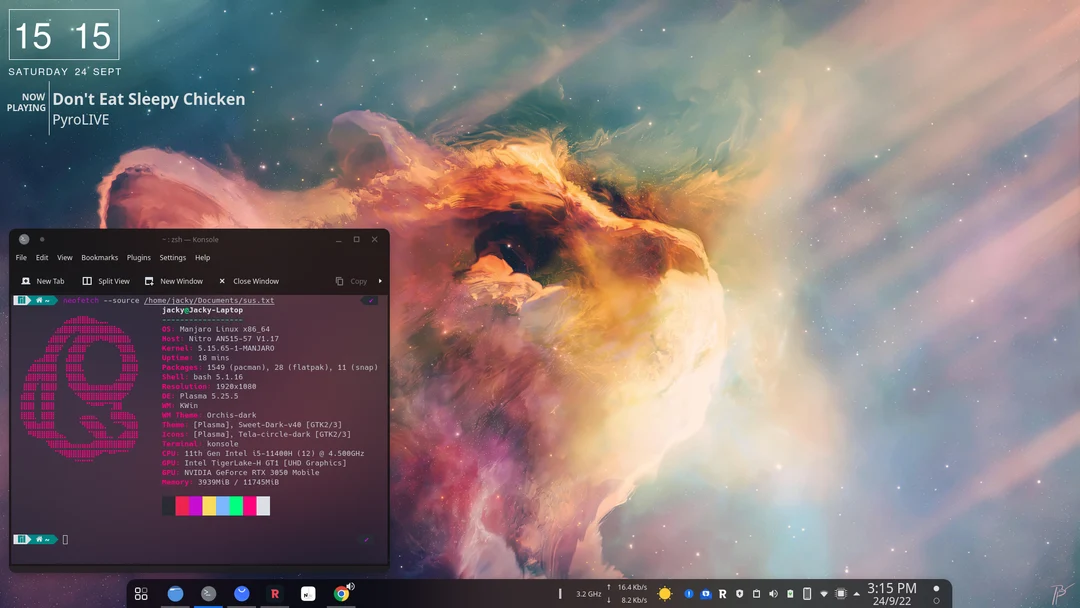 [KDE] My Manjaro Laptop Setup | Scrolller
