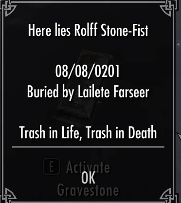 Thought this was extremely fitting for his grave | Scrolller