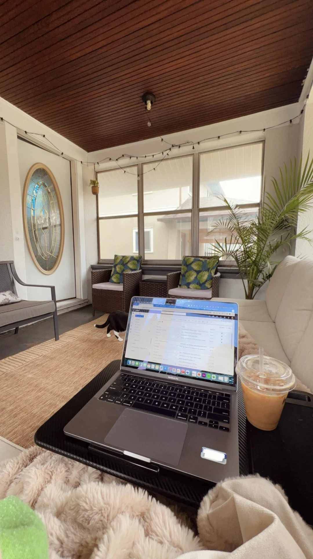 Our Sunroom - my favorite WFH spot on a nice day 🌿💻☕️ | Scrolller