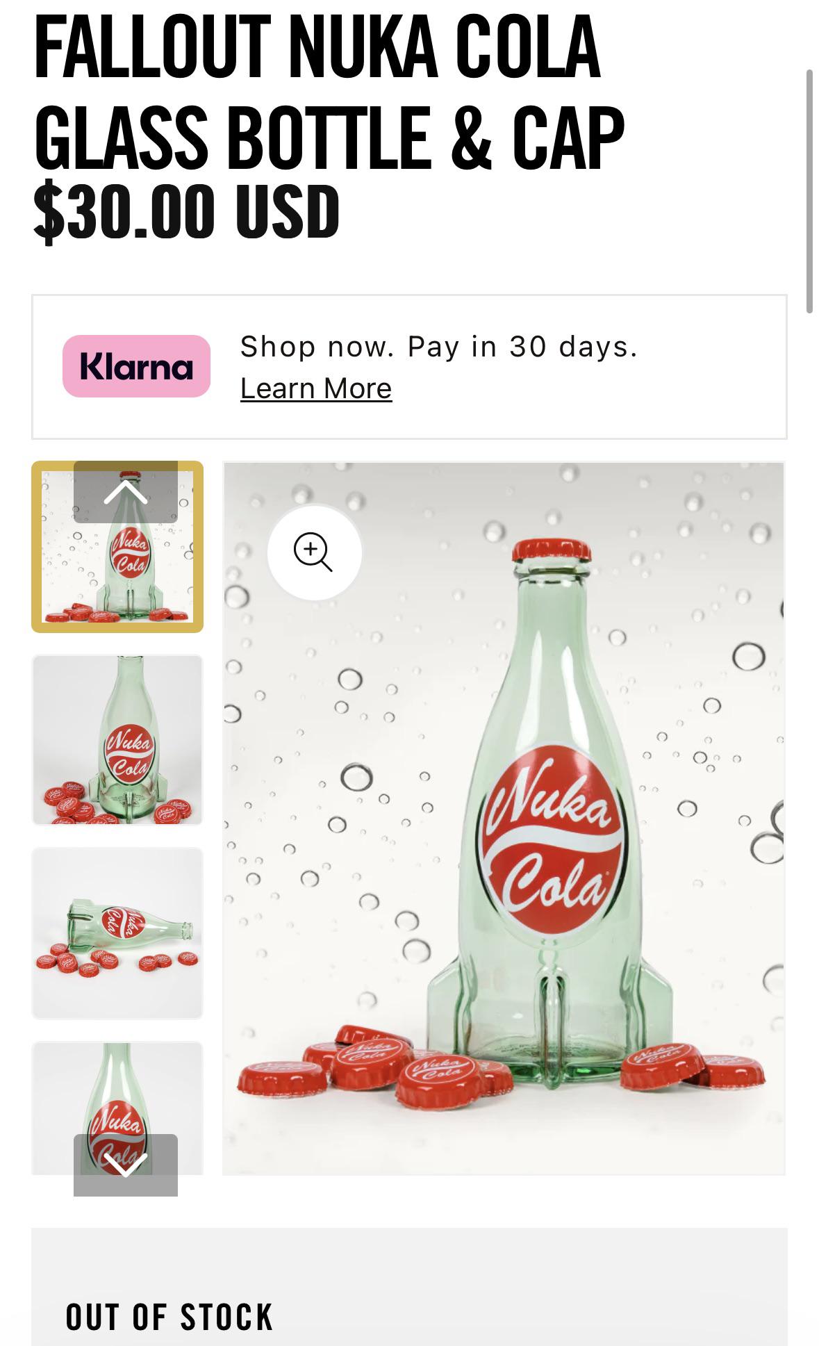 Discover more like Fallout: Nuka Cola Glass Bottle and Related Content | Scrolller