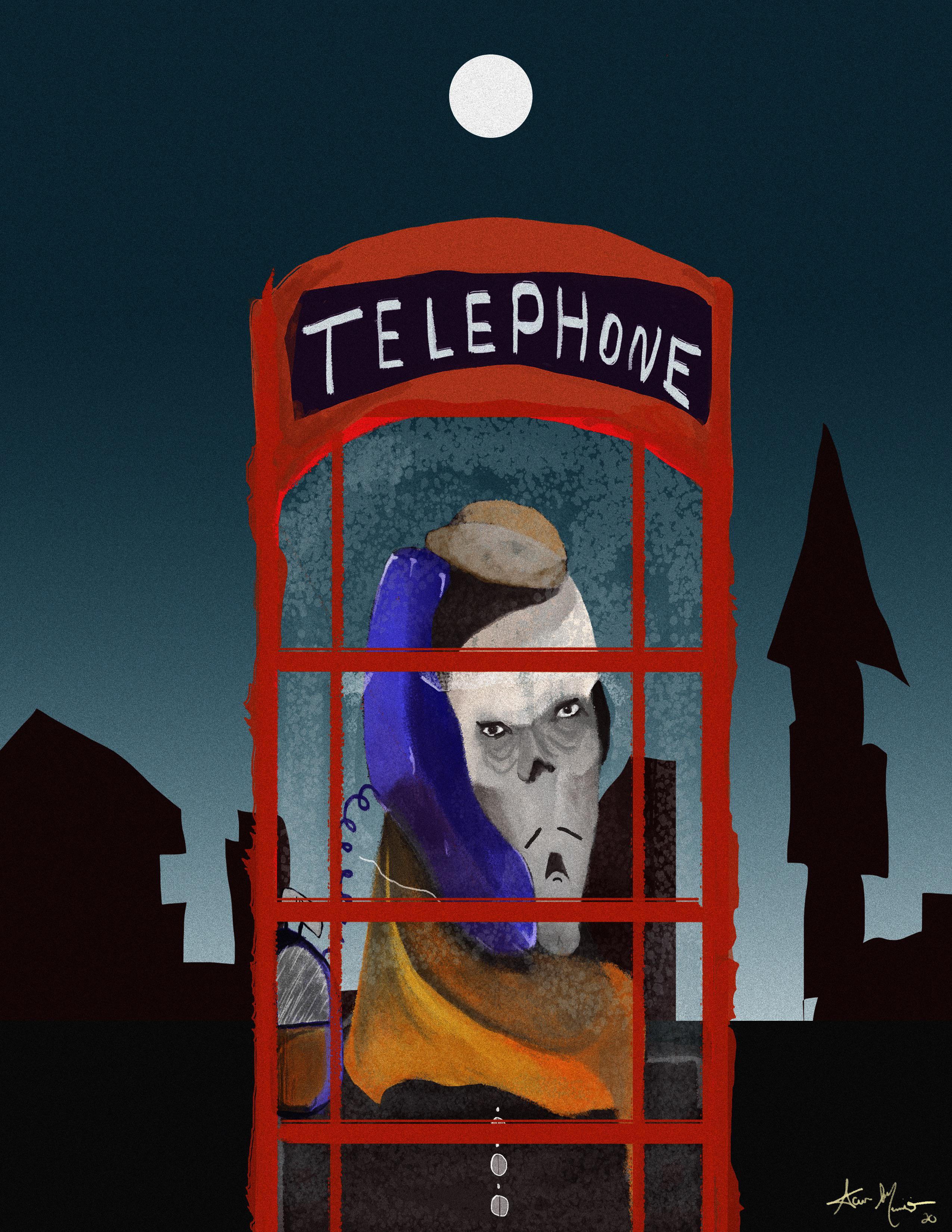 Telephone, me, digital, 2020 | Scrolller