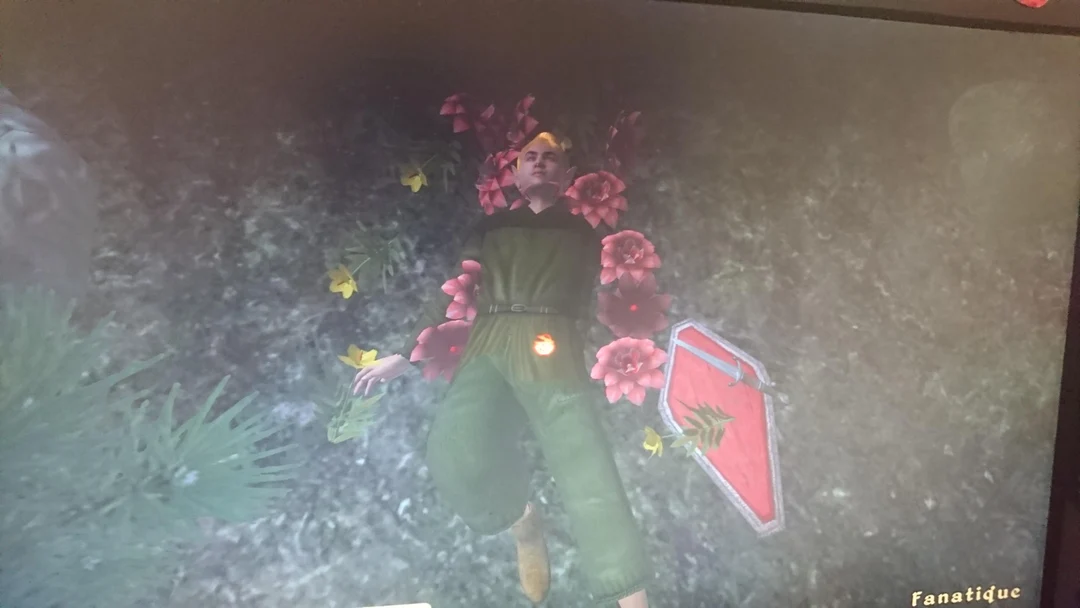 He tried to escape some deadras, Just to find more deadras. crazy bast***... he deserved a ...