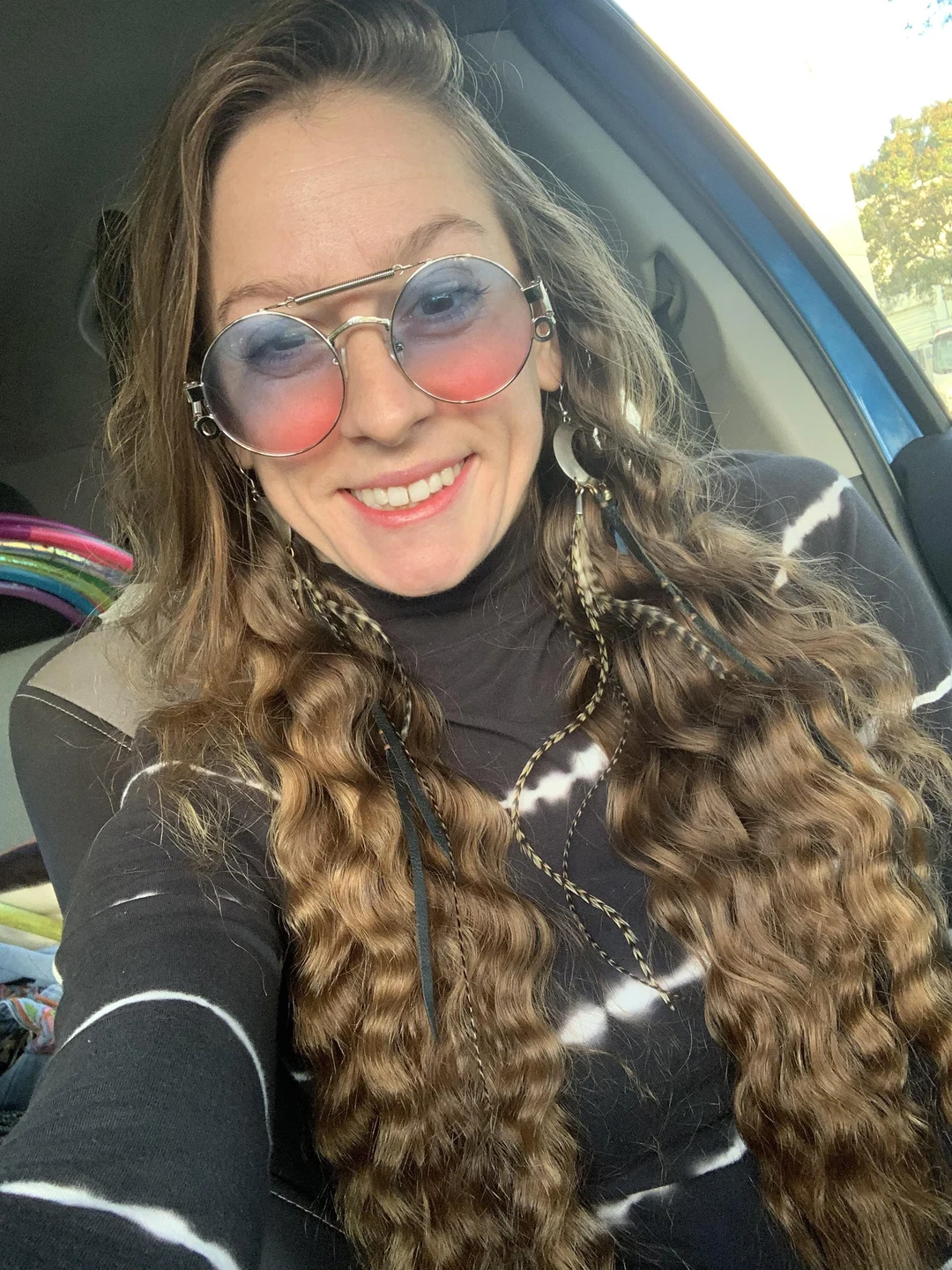 just took my braids out 🥰anyone else struggle to take selfies that contain both ur face & all of ...